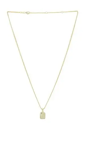 SERGE DENIMES Guardian Necklace In Metallic - Gold