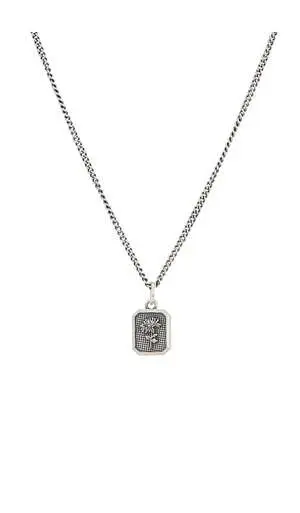 SERGE DENIMES Chrysanth Necklace In Metallic