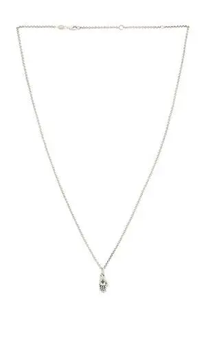 SERGE DENIMES Oracle Necklace In Metallic - Silver