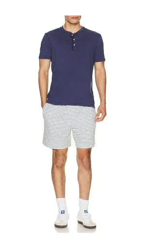 BOUND Stripe Jacquard Shorts In Blue