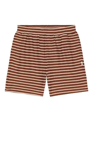 BOUND Stripe Jacquard Shorts In Red