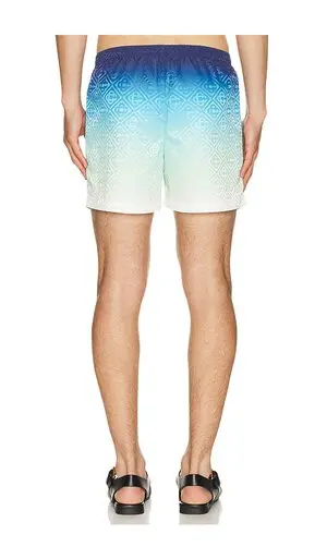 Casablanca Jacquard Swim Shorts In Multi