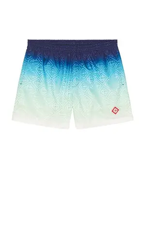 Casablanca Jacquard Swim Shorts In Multi