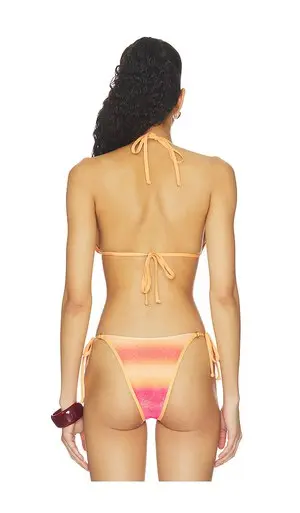L*Space Banning Bikini Top In Orange