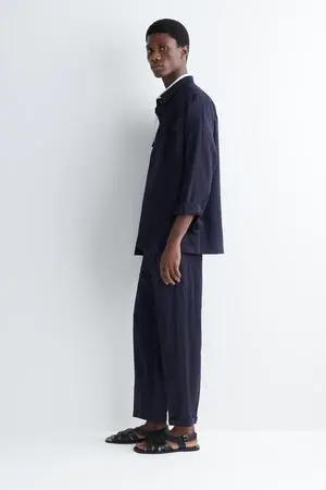 Cos Linen Regular-fit Straight-leg Pants