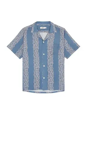 BATHER Coral Fiesta Printed Camp Shirt In . Also