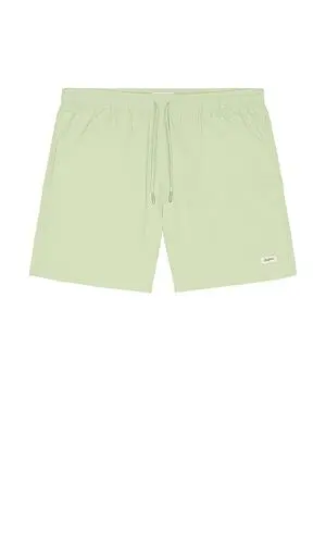 BATHER Solid Moss Swim Trunks