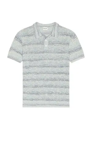 BOUND Marine Textured Knit Polo In . Also