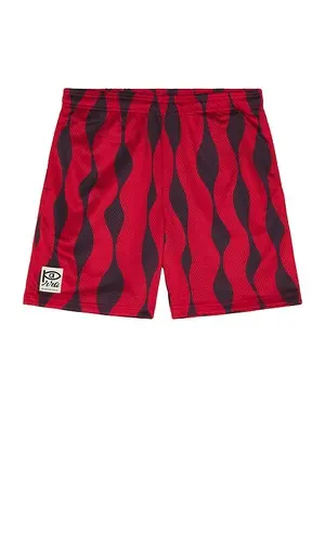 PARRA Waved Mesh Shorts