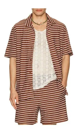 BOUND Stripe Jacquard Shirt In . Also