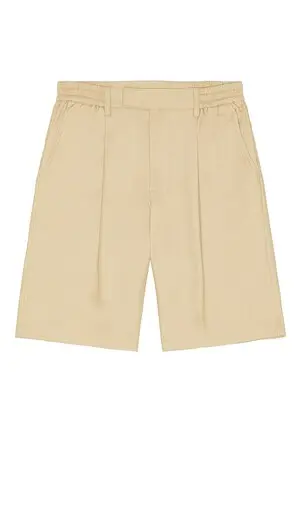 BOUND Wide Pleated Cotton Short