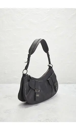 FWRD RENEW Dior Leather Hardcore Pochette Shoulder Bag
