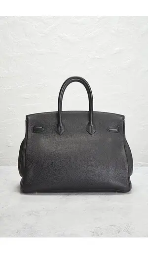 FWRD RENEW Hermes Togo Birkin 35 Handbag - Black