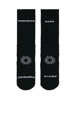 PARADISE ZERO Ribbed Crew Socks