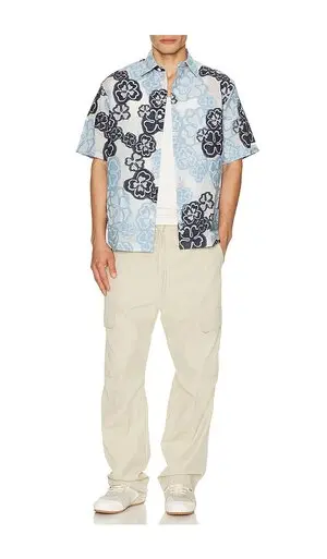 Nn07 Freddy Short Sleeve Shirt 50075 In . Also - Blue