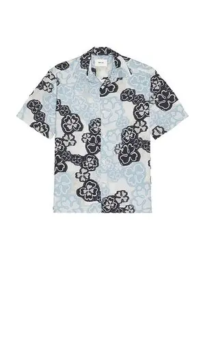 Nn07 Freddy Short Sleeve Shirt 50075 In . Also - Blue