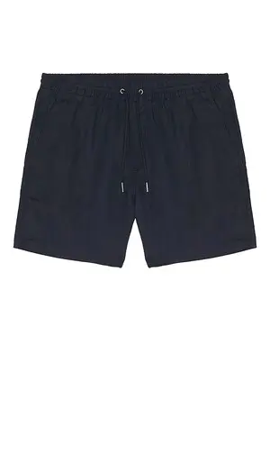 Nn07 Gregor Linen Shorts - Blue