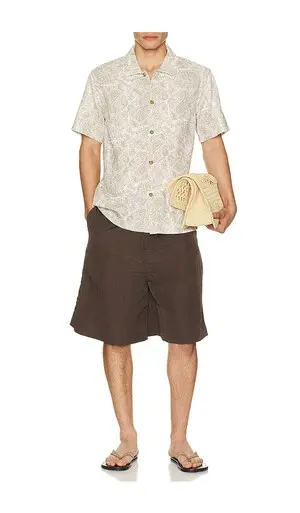 RHYTHM Tally Paisley Shirt In . Also - White