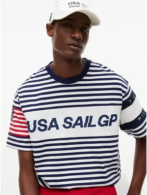 Tommy Hilfiger Tommy X Us Sailgp Team Striped T-shirt