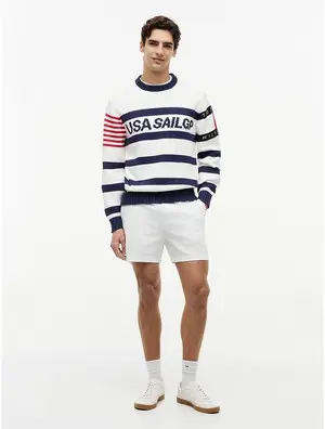 Tommy Hilfiger X U.s. Sailgp Team Striped Sweater