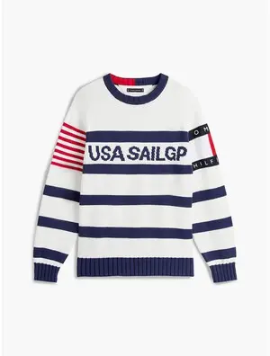 Tommy Hilfiger X U.s. Sailgp Team Striped Sweater