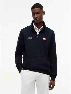 Tommy Hilfiger Tommy X Us Sailgp Team Flag Quarter-zip