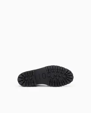 Giorgio Armani Boot Leather Upper With Cushioned Sole