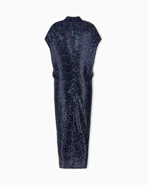 Giorgio Armani Embroidered Sequin Gown