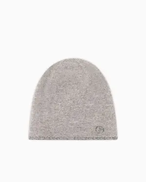 Giorgio Armani Cashmere Beanie Hat - Beige