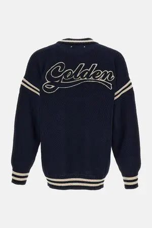 GOLDEN GOOSE Reynard Crew-neck Sweater - Blu