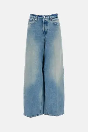 HAIKURE Bethany Pollock Wide Leg Jeans - Azzurro