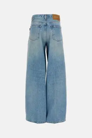 HAIKURE Bethany Pollock Wide Leg Jeans - Azzurro