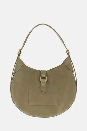 Polo Ralph Lauren Suede Shoulder Bag - Verde
