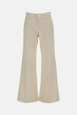 HAIKURE Clara Velvet Trousers - Bianco