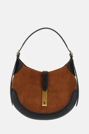Polo Ralph Lauren Borsa A Spalla Polo Id Small - Marrone