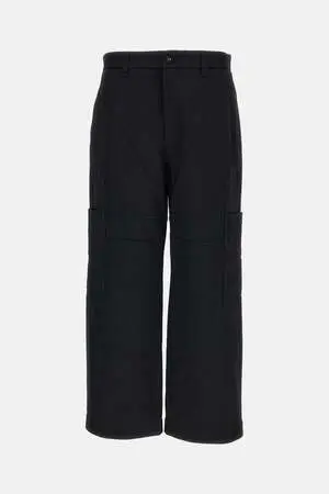 Thom Browne Wide-leg Cotton Twill Trousers