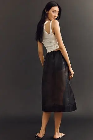 MARE MARE Sheer Organza Midi Skirt