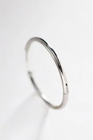 Anthropologie Water-resistant Hoop Earrings - Silver
