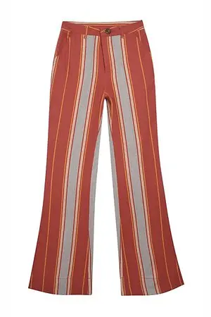 MATTHEW WILLIAMSON X FREE PEOPLE Mirador Striped Bootcut
