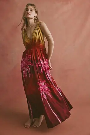 MATTHEW WILLIAMSON X FREE PEOPLE Palma Printed Maxi Dress