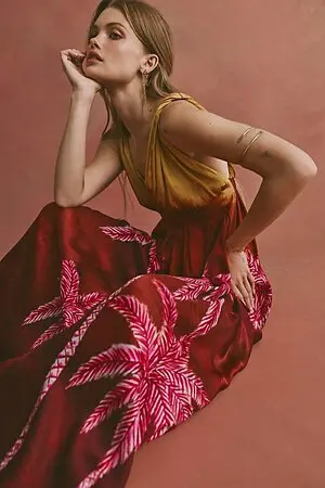 MATTHEW WILLIAMSON X FREE PEOPLE Palma Printed Maxi Dress