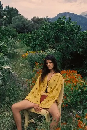MATTHEW WILLIAMSON X FREE PEOPLE Mesquida Broderie Anglais - Golden Glow