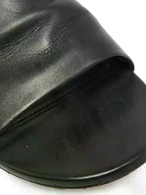 Balenciaga Leather Square-toe Box Sandals