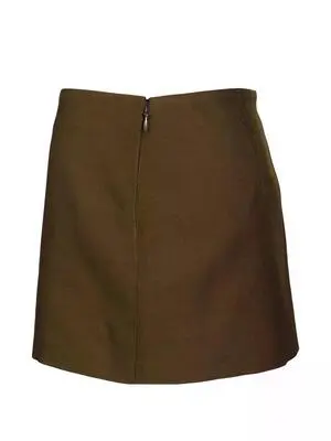 Khaite Jett Mini Skirt - Green