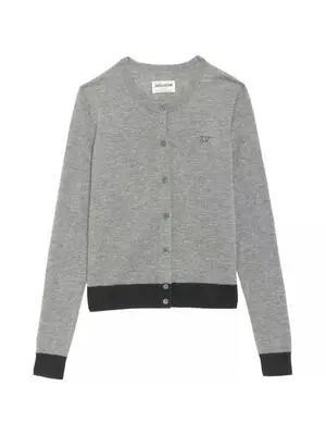 Zadig&Voltaire Missya Cashmere Cardigan - Grey