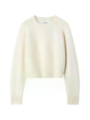 Soft Goat Classic Crew-neck Cashmere Jumper - Neutrals