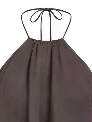 THE SEI Ruffled Halterneck Top