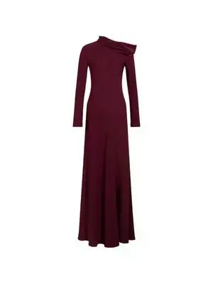 Alberta Ferretti Off-shoulder Maxi Dress