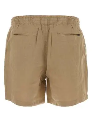Polo Ralph Lauren Beige Linen Bermuda Shorts