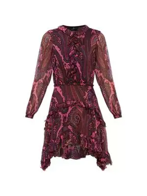 Etro Asymmetric Hem Mini Dress